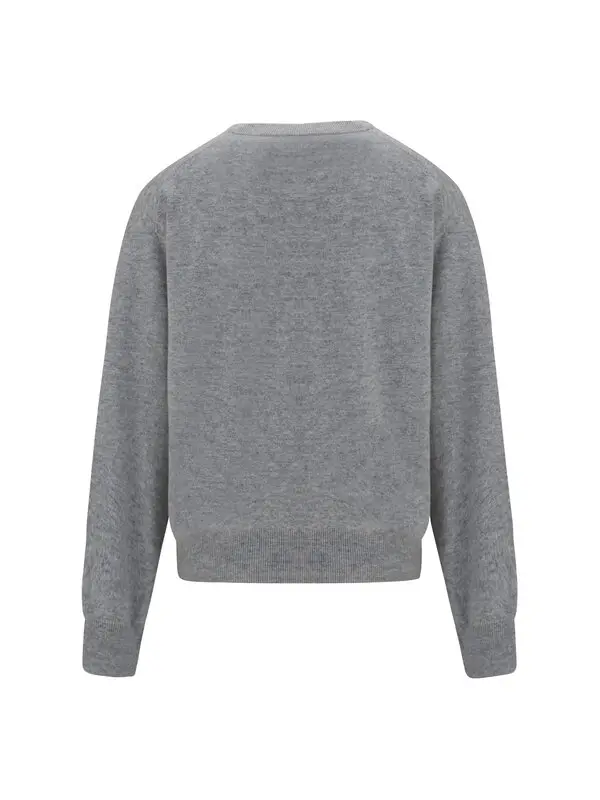Brunello Cucinelli V-neck Cashmere Sweater - Gray