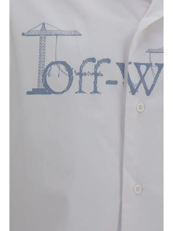 Off-White City Nature Bowling Shirt - White