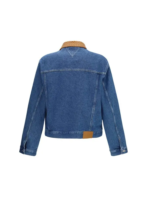 Bottega Veneta Intreccio Denim Jacket