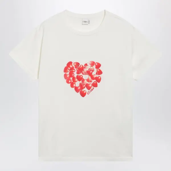 Chloé T-shirt With Cherry Logo Print