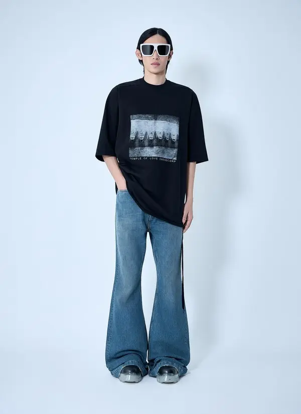 Rick Owens Denim Bolan Bootcut Pants