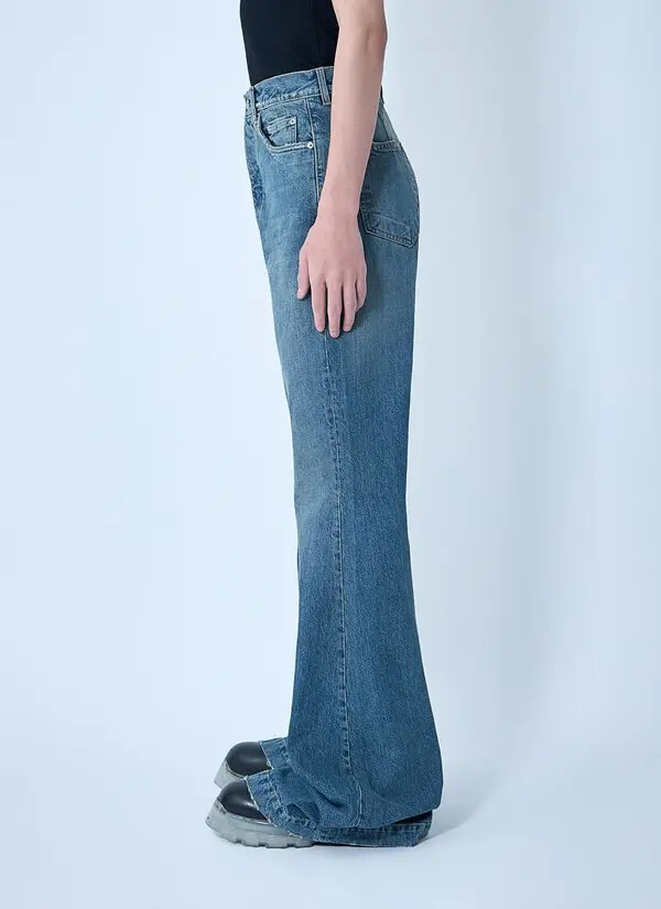 Rick Owens Denim Bolan Bootcut Pants