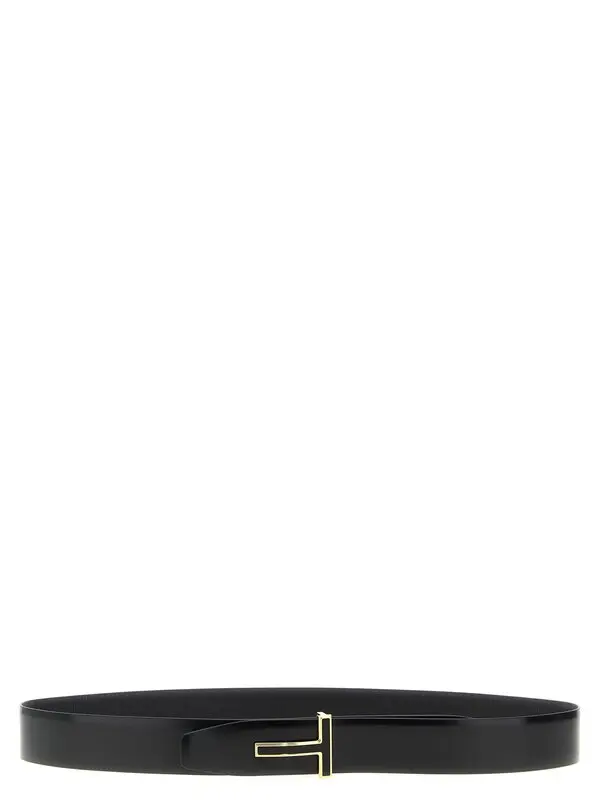 TOM FORD Logo Buckle Reversible Belt