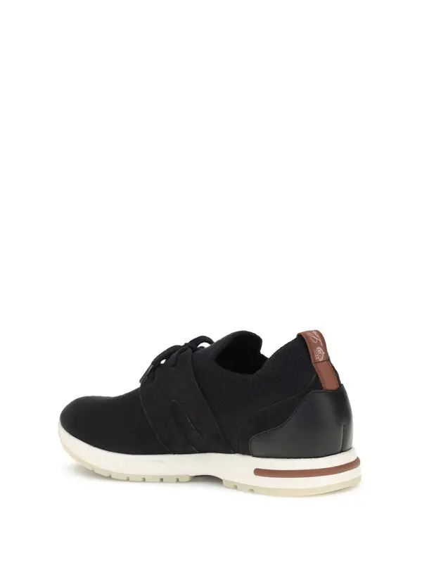 Loro Piana Flexy Walk Sneakers - Black