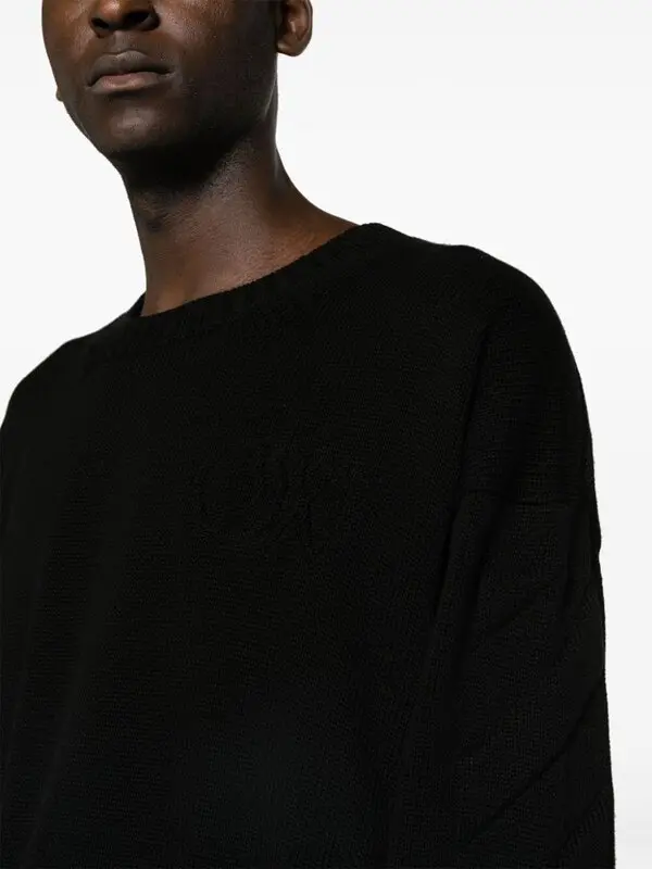 Off-White 3d Diag` Knit Crew-neck Sweater