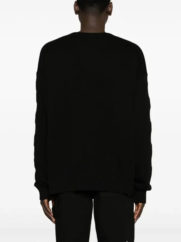 Off-White 3d Diag` Knit Crew-neck Sweater