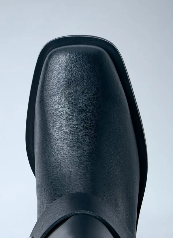 GANNI Mid Shaft Biker Boots