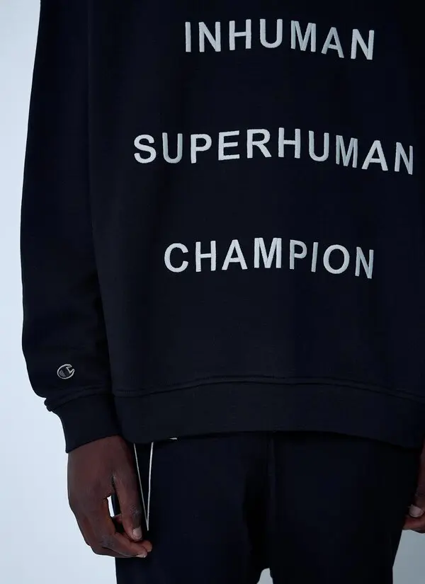 Rick Owens Text Print Sweatshirt