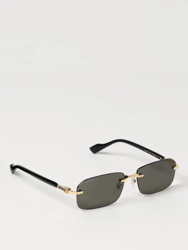 Gucci Metal And Acetate Sunglasses - Gold