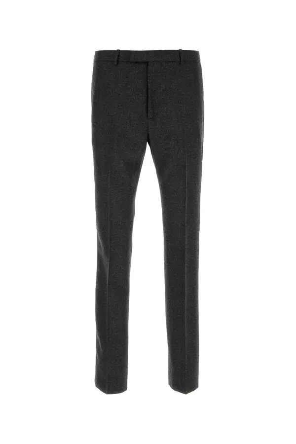 Gucci Melange Graphite Wool Pant