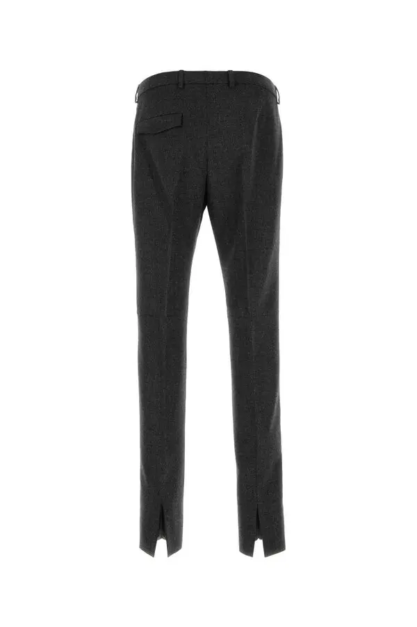 Gucci Melange Graphite Wool Pant