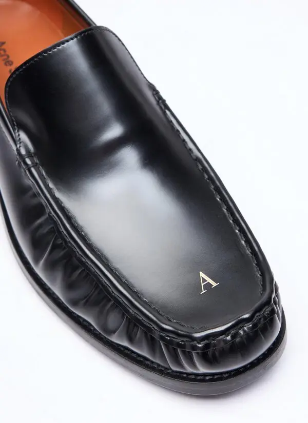 Acne Studios Leather Loafers - Black