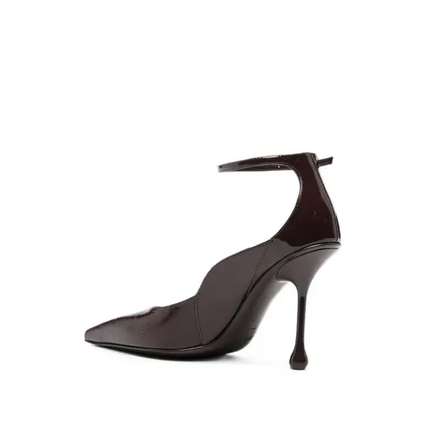JIMMY CHOO Patent Leather Stiletto Pumps - Red