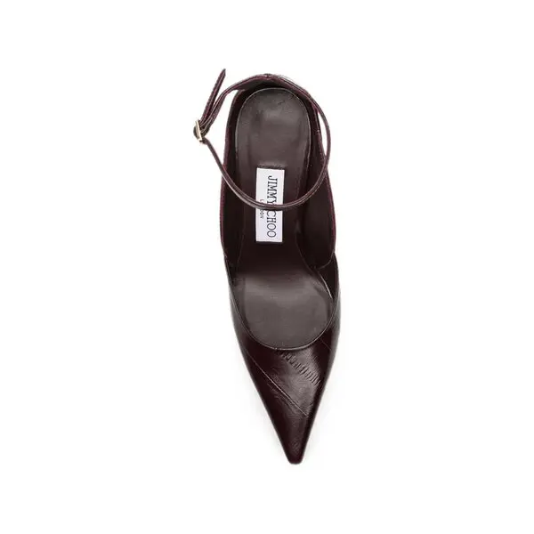 JIMMY CHOO Patent Leather Stiletto Pumps - Red