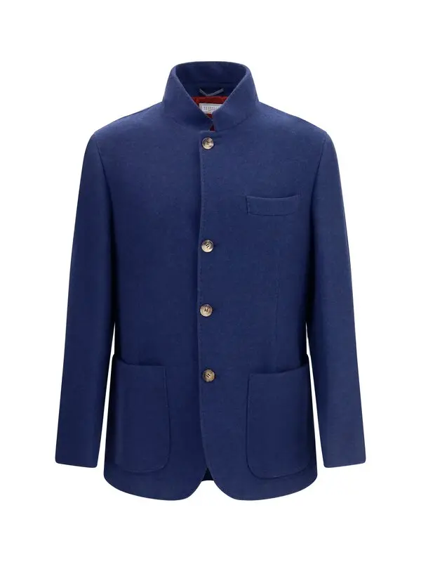 Brunello Cucinelli Cashmere Jacket - Blue