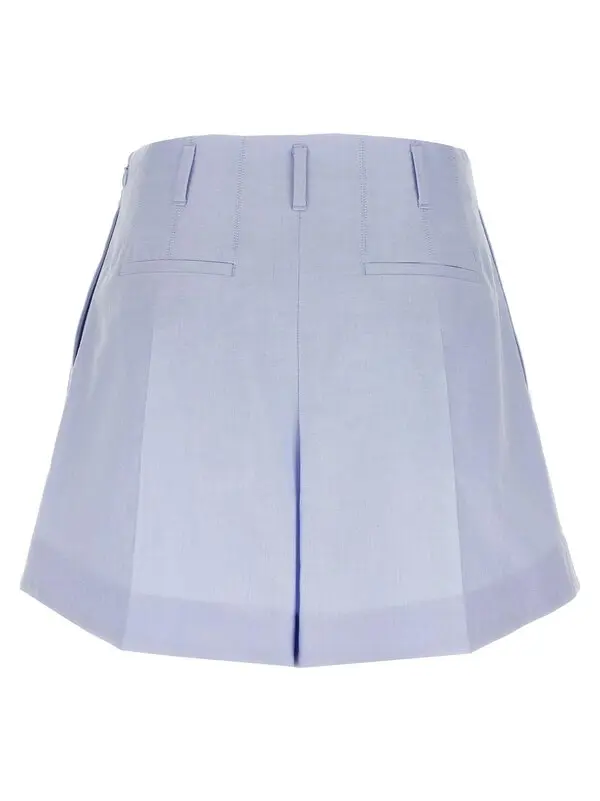 Givenchy Cotton Embroidered Shorts - Blue