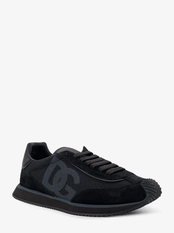 Dolce & Gabbana Dg Cushion Sneakers In Nylon With Suede Inserts