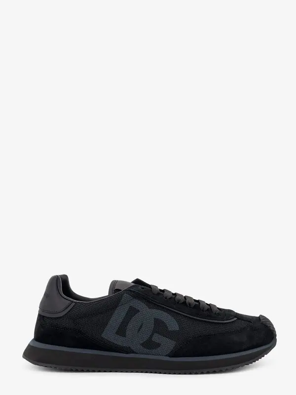 Dolce & Gabbana Dg Cushion Sneakers In Nylon With Suede Inserts - Multicolor