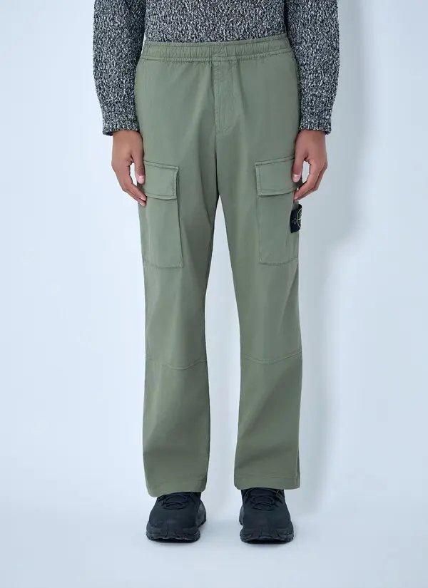 Stone Island Logo Patch Pants