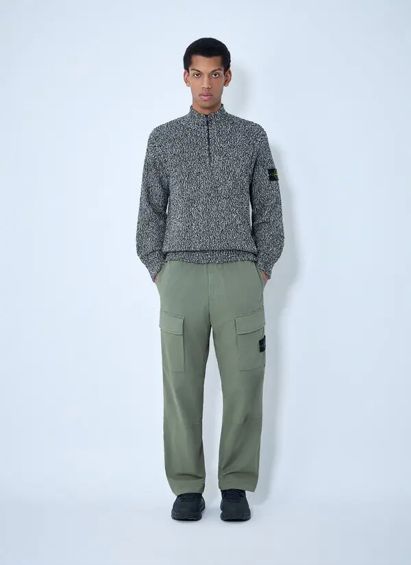 Stone Island Logo Patch Pants