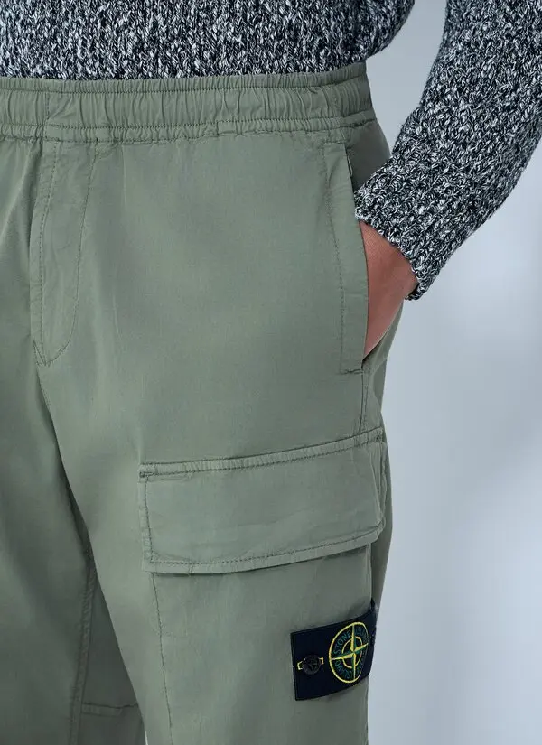 Stone Island Logo Patch Pants