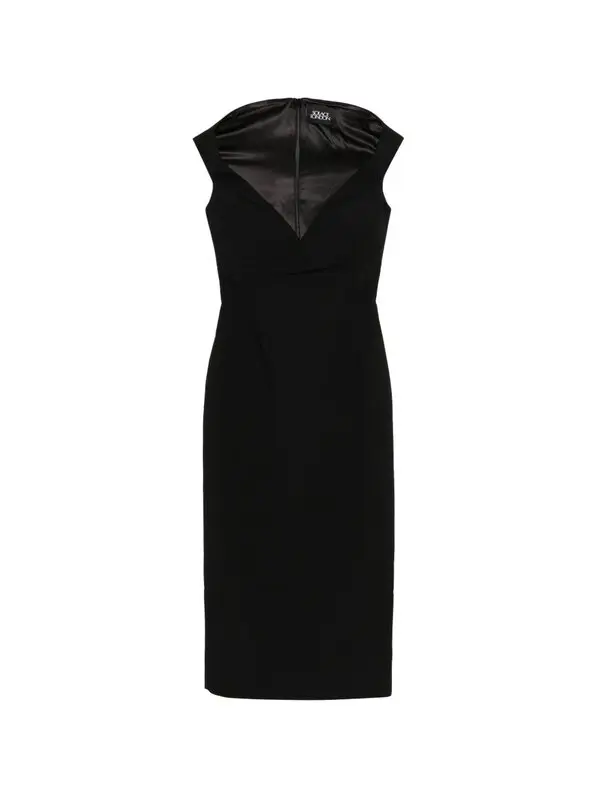 Solace London Monica Midi Dress - Multicolor