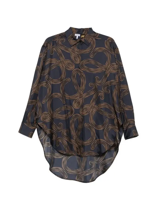 Loewe Printed Silk Shirt - Multicolor