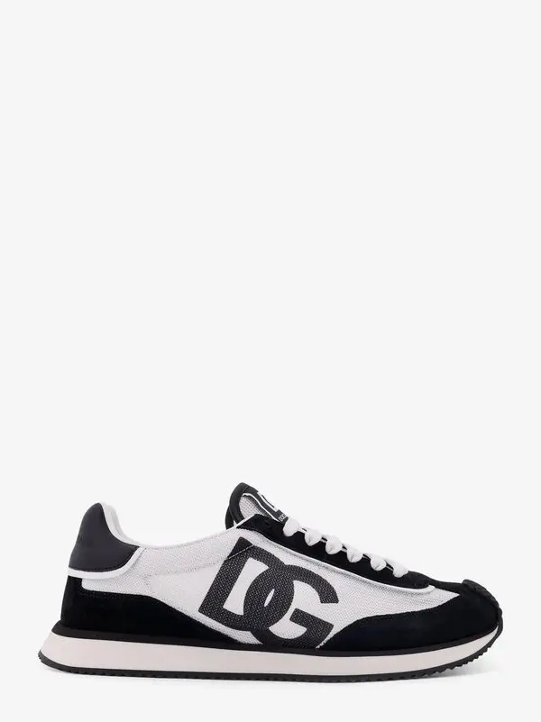 Dolce & Gabbana Dg Cushion Sneakers In Nylon With Suede Inserts