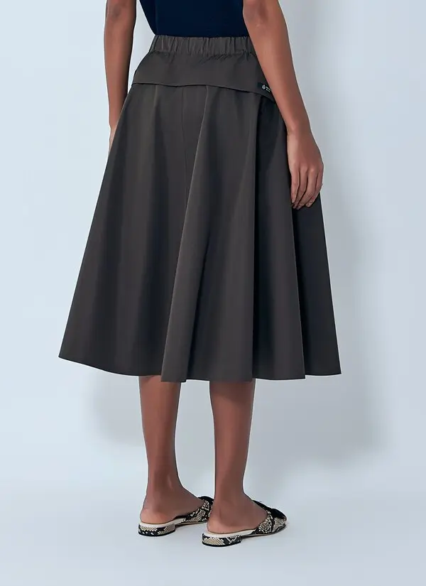 Prada Technical Fabric Circle Skirt