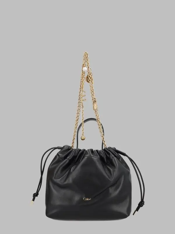 Chloé Icons Small Leather Shoulder Bag - Black