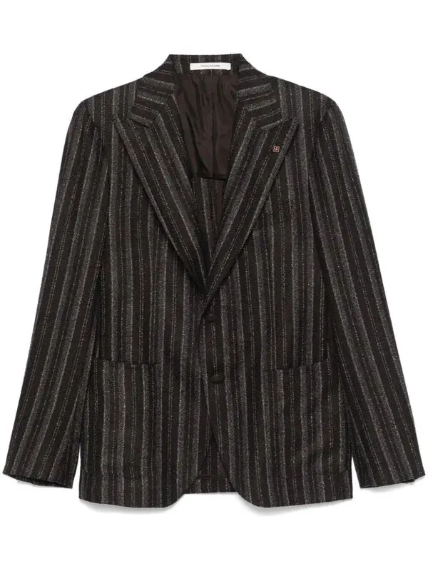Tagliatore Wool Striped Blazer