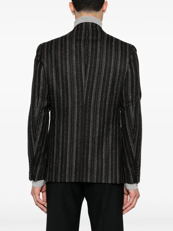 Tagliatore Wool Striped Blazer