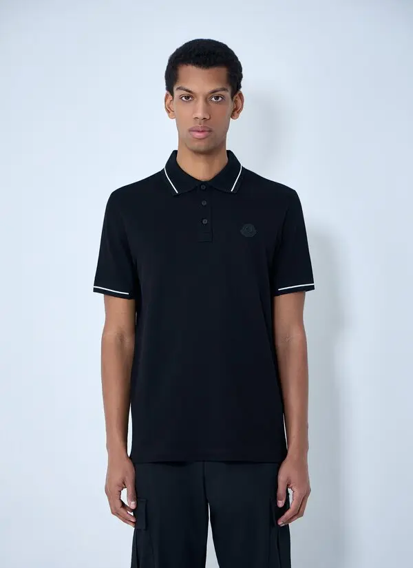 Moncler Logo Motif Polo Shirt
