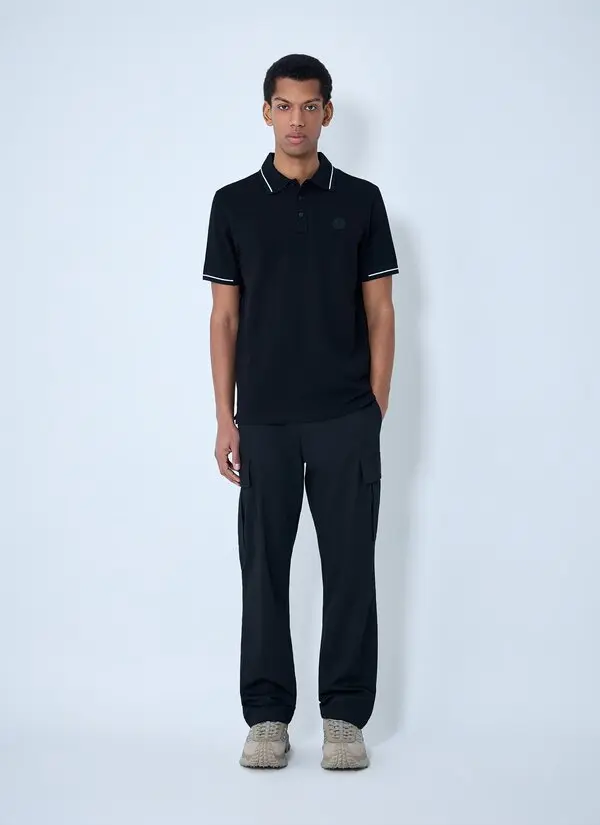 Moncler Logo Motif Polo Shirt