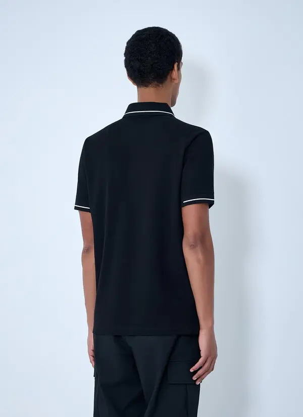 Moncler Logo Motif Polo Shirt