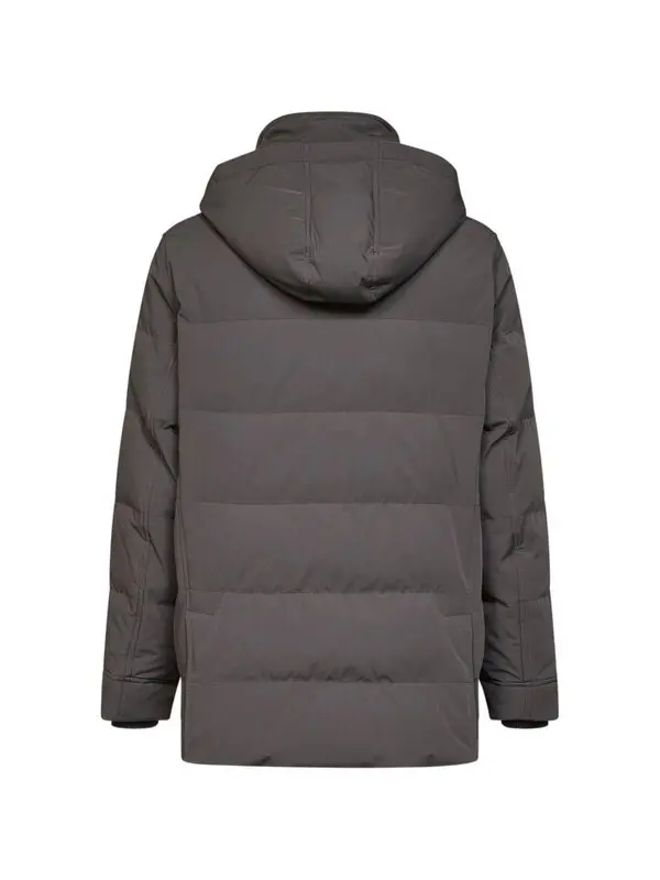 Brunello Cucinelli Hooded Down Jacket - Multicolor