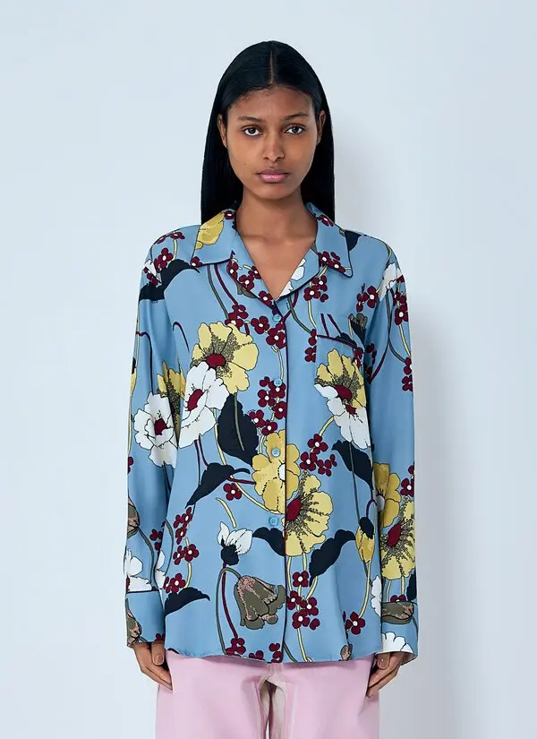 Marni Floral Print Pyjamas Shirt