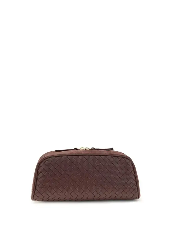 Bottega Veneta Large Nodo Pouch - Brown
