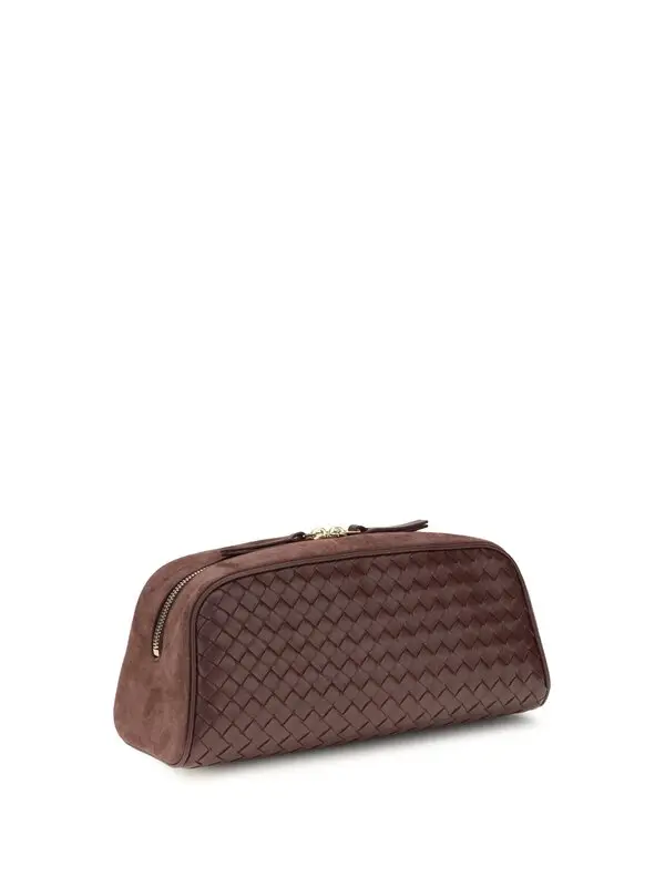 Bottega Veneta Large Nodo Pouch - Brown