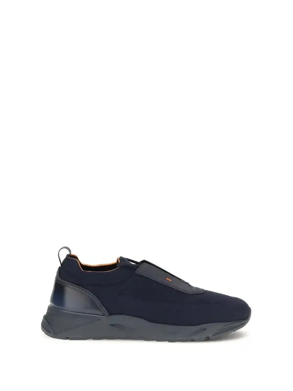 Santoni Stretch Fabric Sneakers