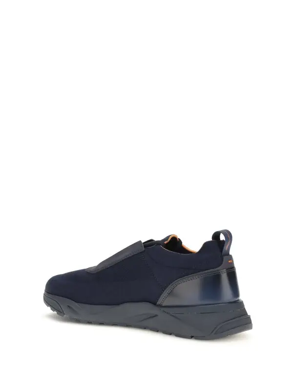 Santoni Stretch Fabric Sneakers