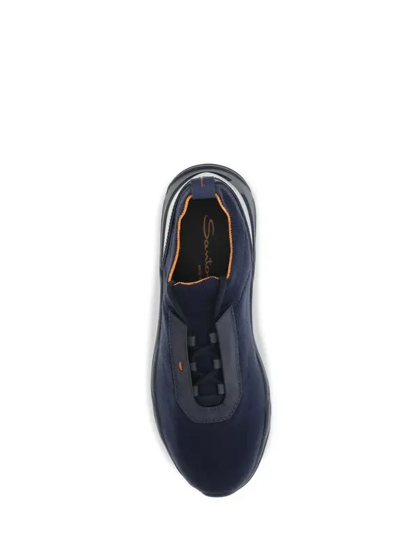 Santoni Stretch Fabric Sneakers