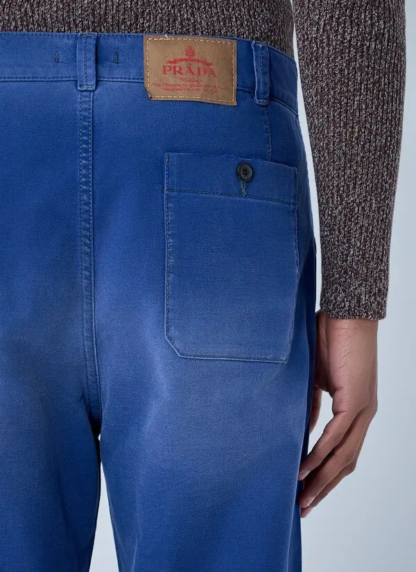 Prada Cotton Twill Pants