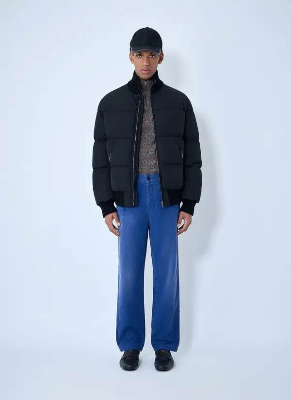 Prada Cotton Twill Pants - Blue