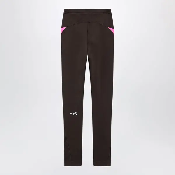 Balenciaga Techwear Technical Fabric Leggings - Brown