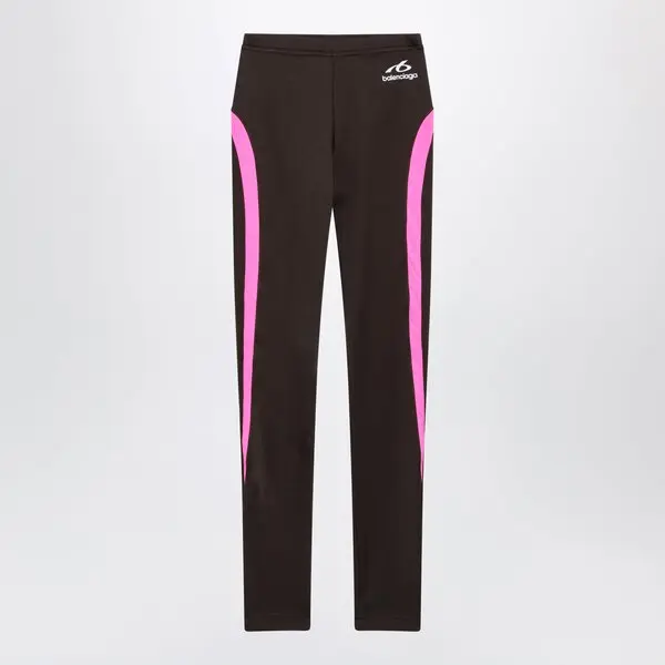 Balenciaga Techwear Technical Fabric Leggings - Brown