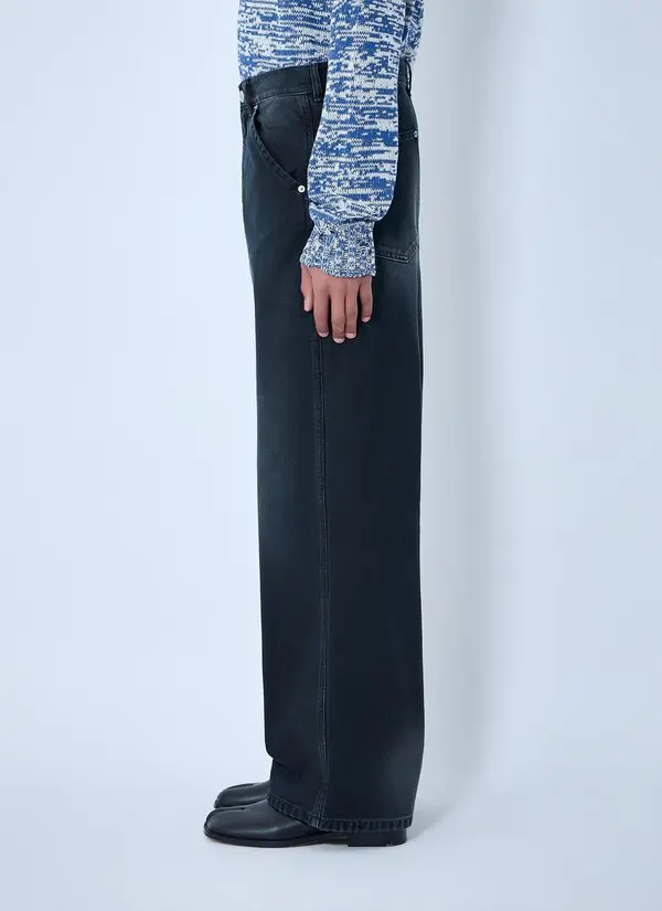 Marni Wide-leg Denim Trousers - Blue