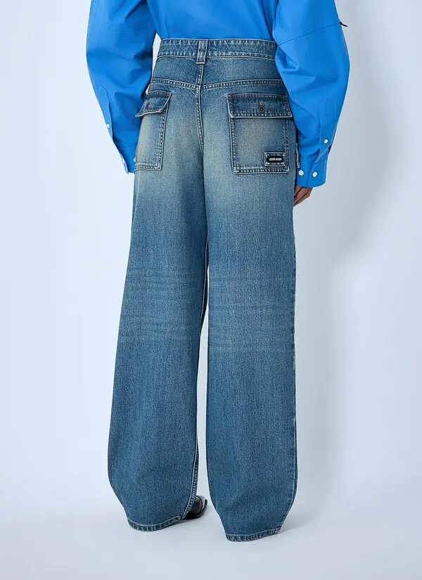Miu Miu Cargo Denim Jeans