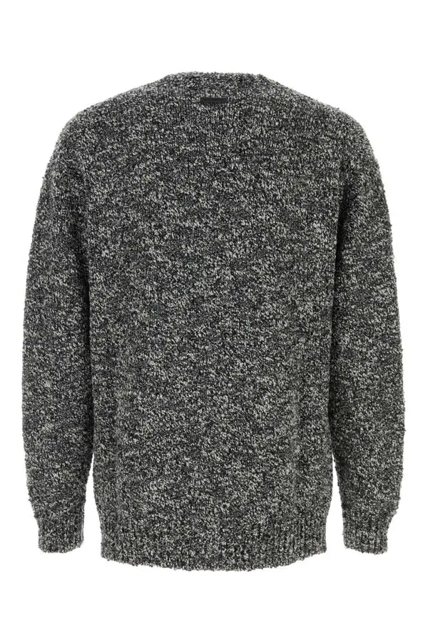 Dolce & Gabbana Two-tone Wool Blend Cardigan - Multicolor