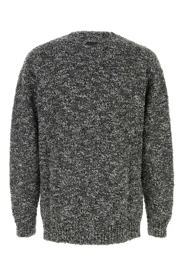 Dolce & Gabbana Two-tone Wool Blend Cardigan - Multicolor